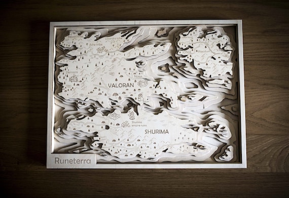 League Of Legends Map Of Valoran