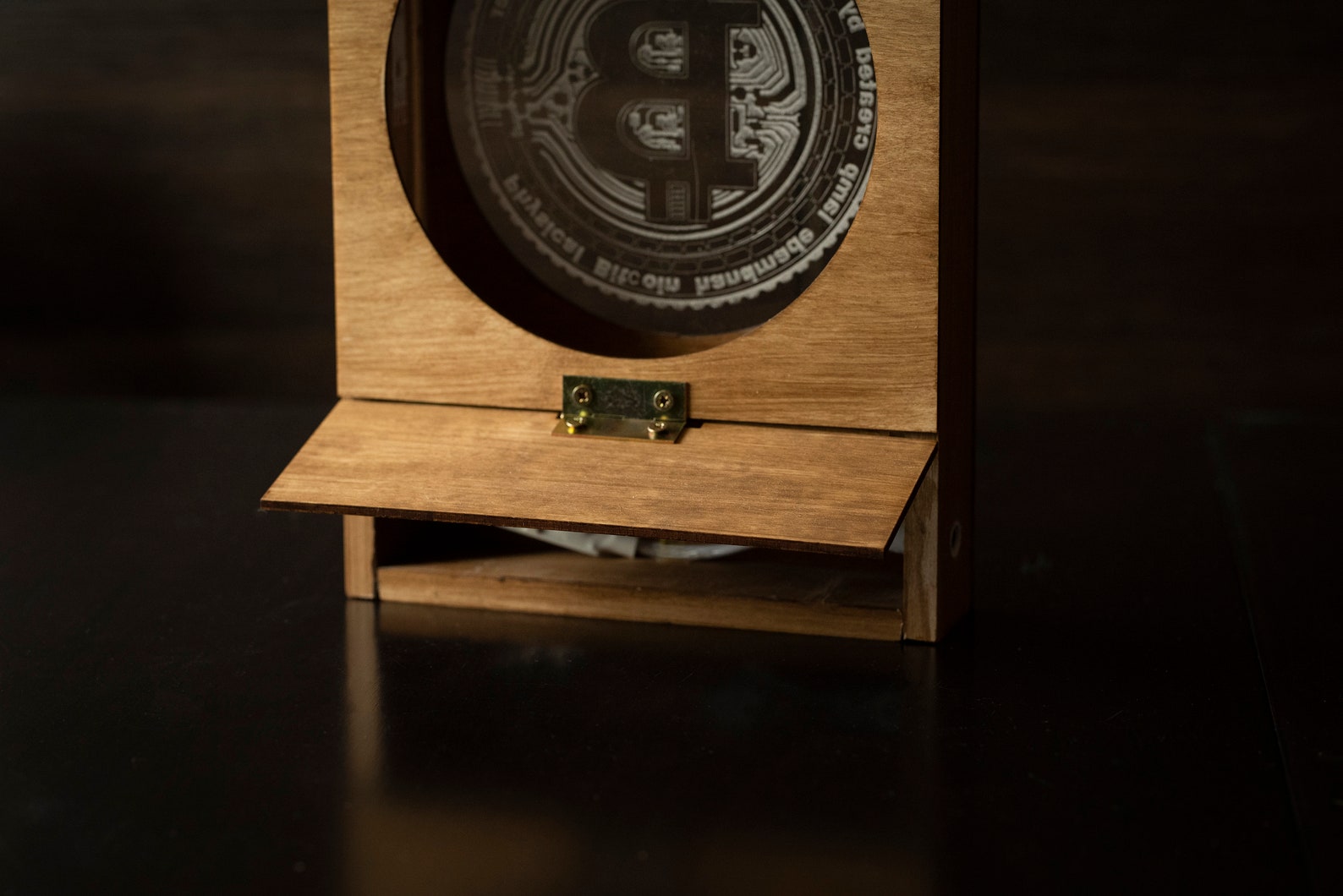 BITCOIN LAMP Led Lamp Handmade Bitcoin Lamp Wooden Lamp - Etsy