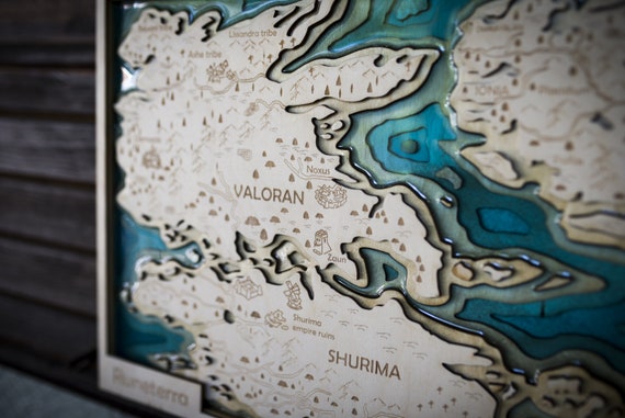 League Of Legends World Map