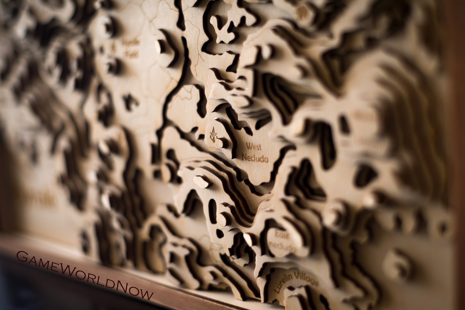 3D Hyrule Map, the Legend of Zelda: Breath of the Wild Map, Handmade ...