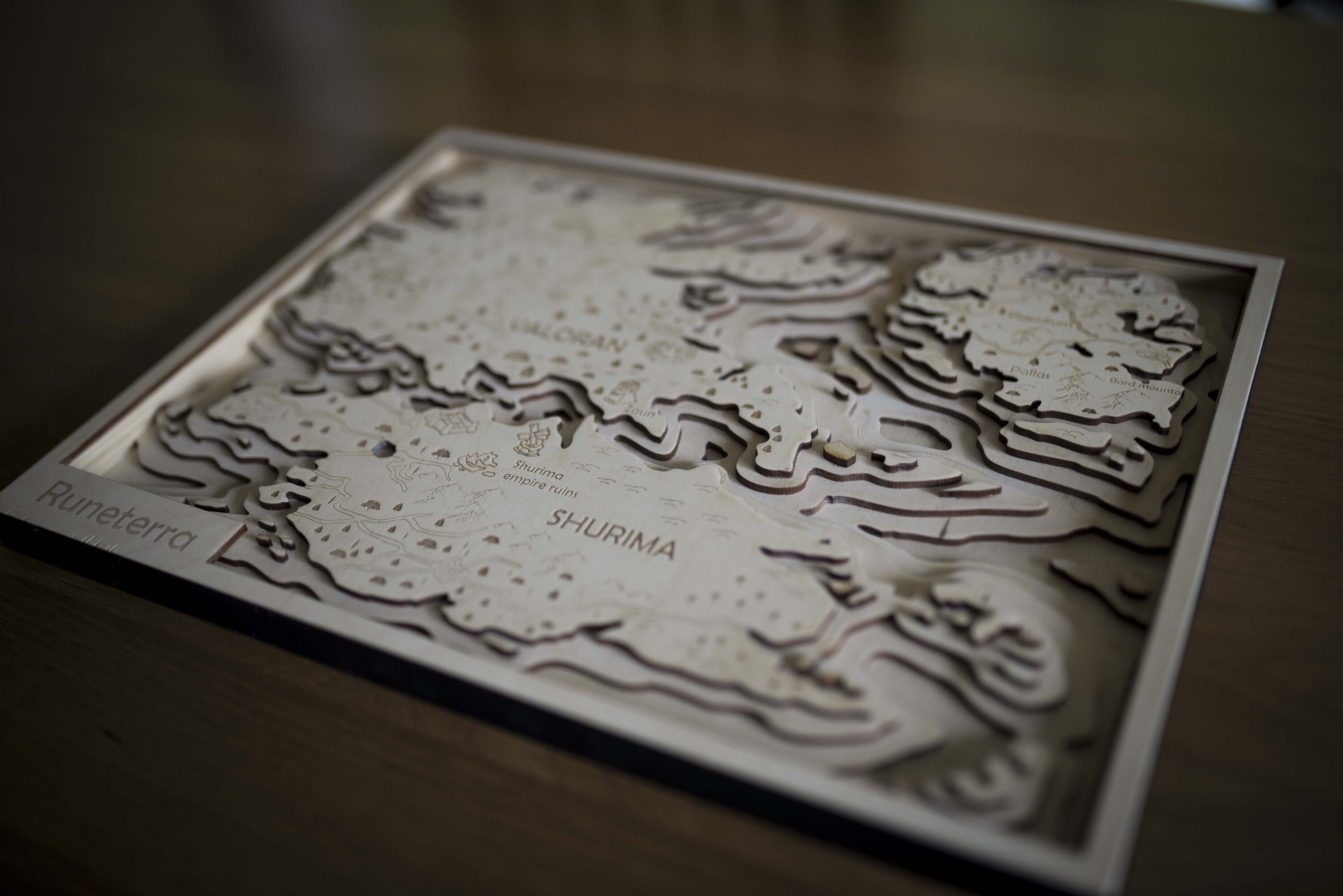 League of Legends Runeterra World Map League of Runeterra - Etsy