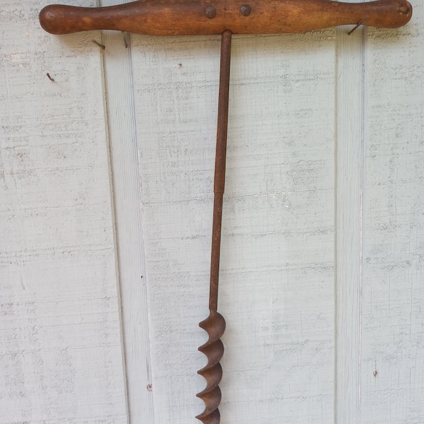 Antique Fence Auger - Etsy