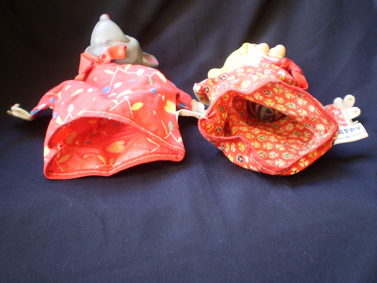 Vintage Original Walt Disney Production Hand Puppets by Gund Mfg J ...