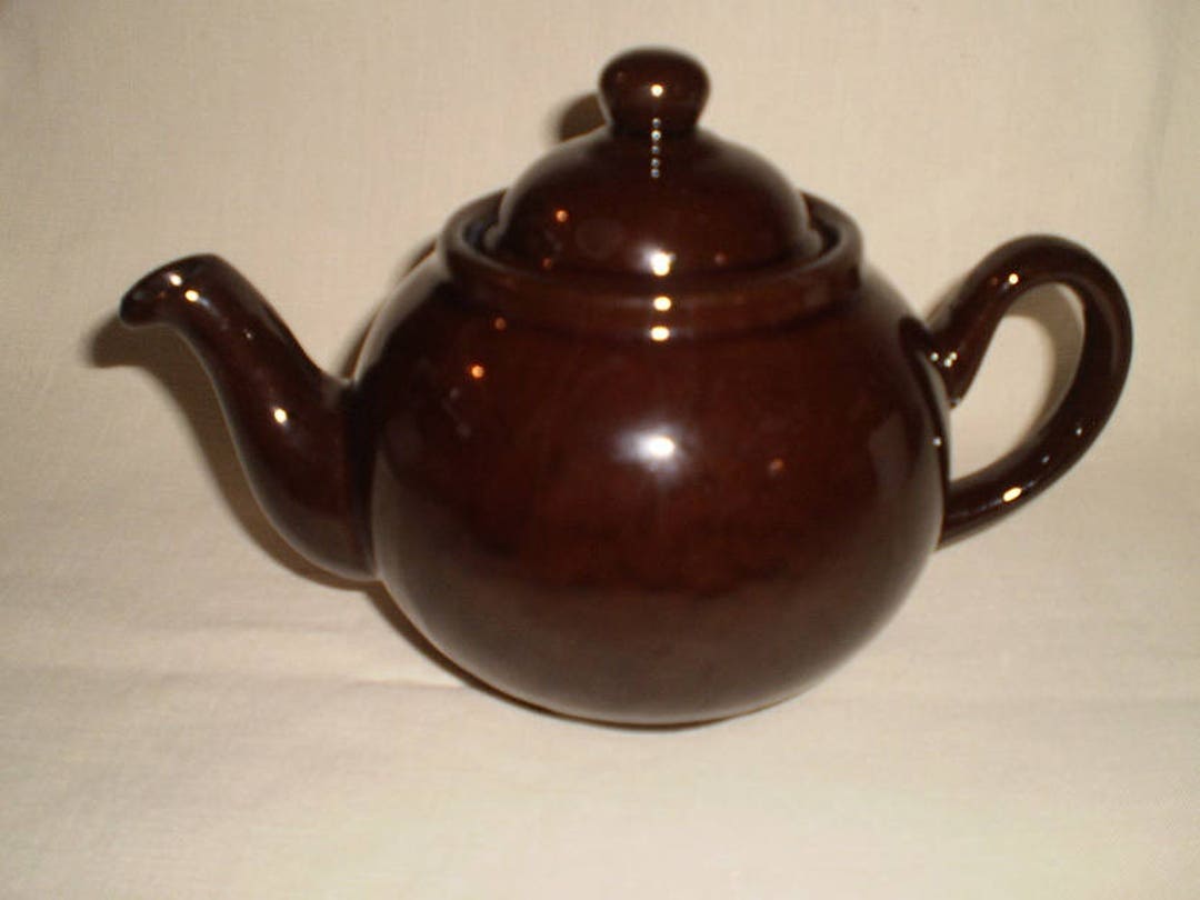 Vintage English Red Ware Pottery Tea Pot-1950's - Etsy