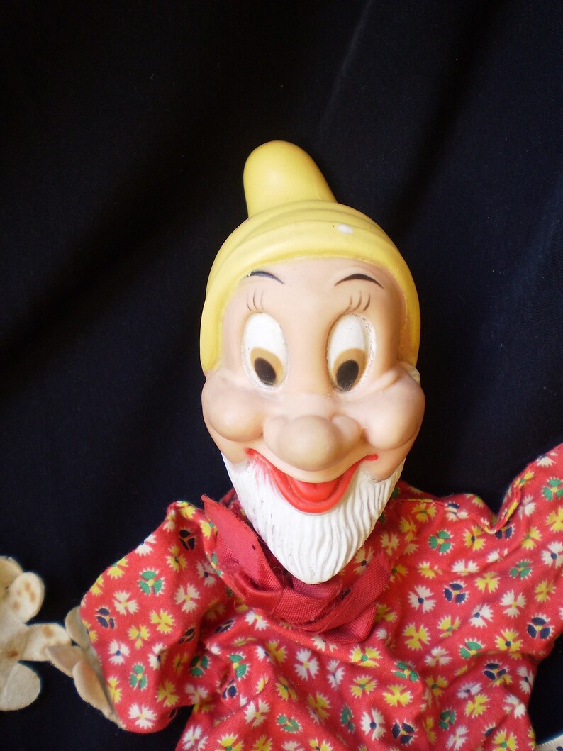 Vintage Original Walt Disney Production Hand Puppets by Gund Mfg J ...