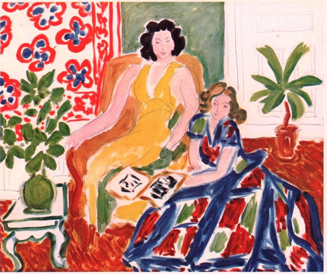 Matisse 1942 Engraving With COA Fabulous 1940s Henri Matisse Art Print ...