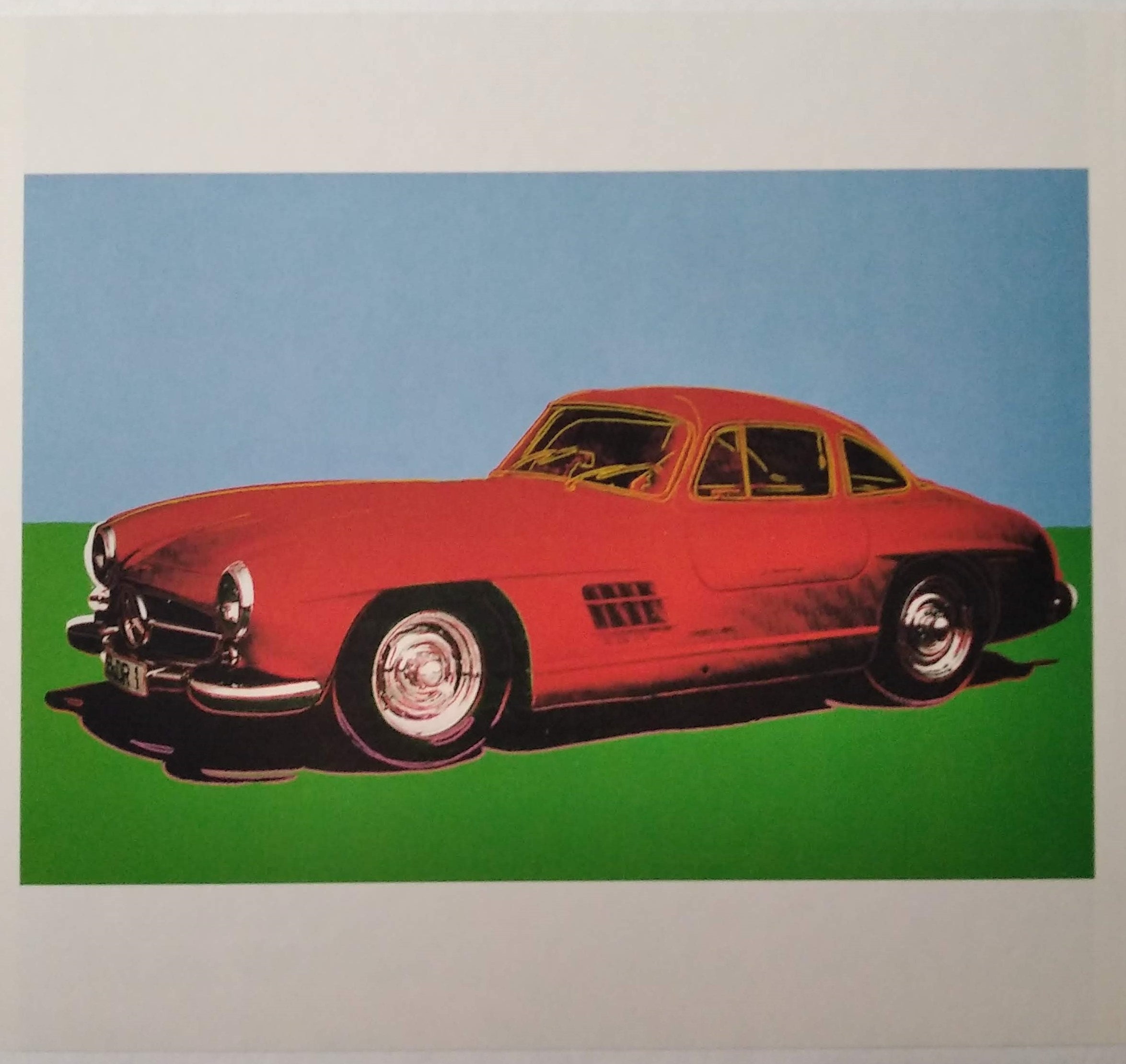 Andy Warhol VINTAGE CAR PRINT, 90s Wall Art, Affordable Collectable ...