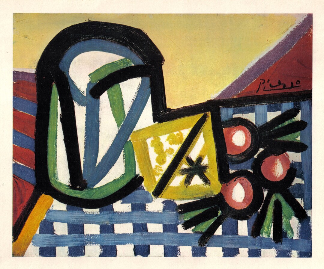 PICASSO 1946 Lithograph +COA Nature Morte, 1945. Pablo Picasso Rare Art ...