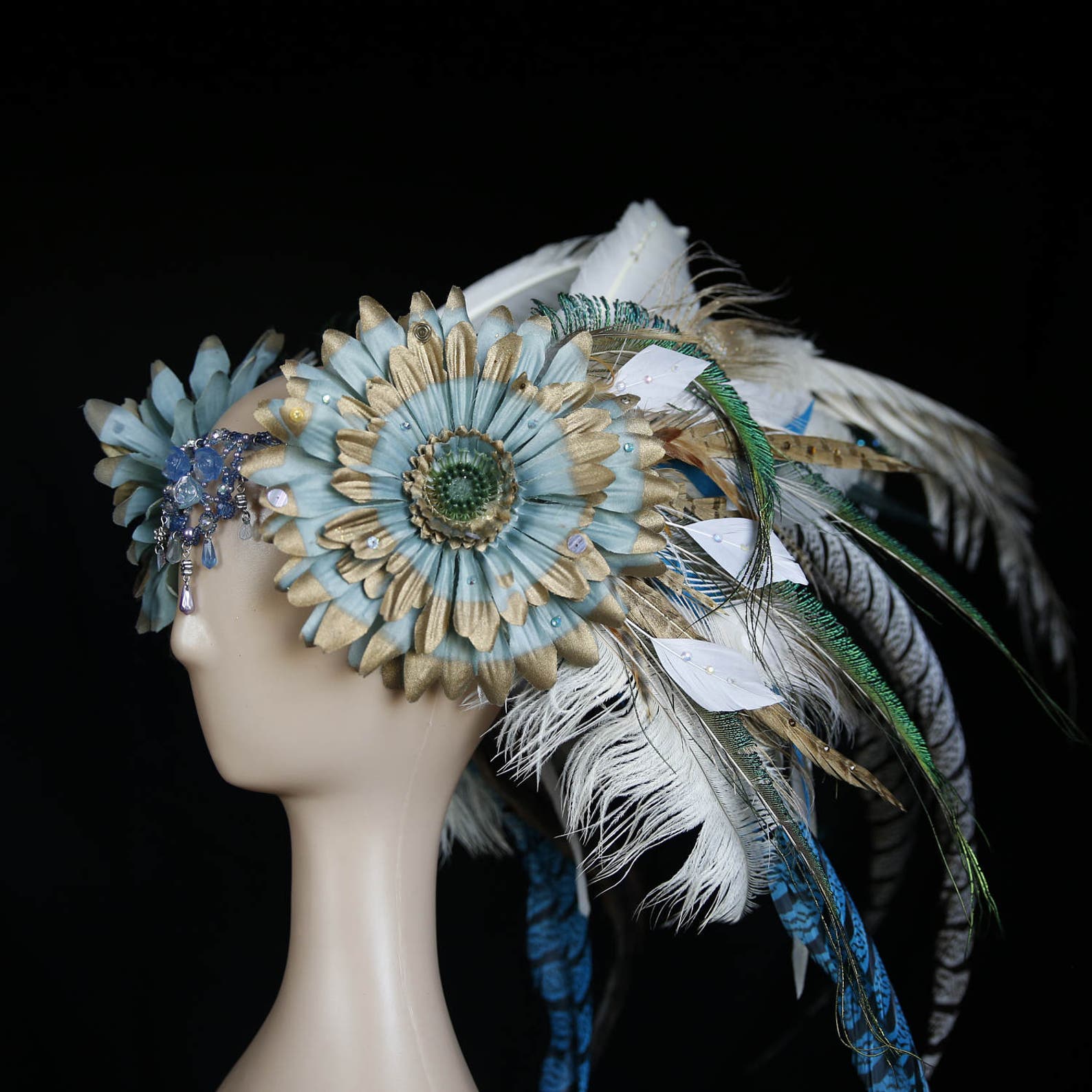 Snow Queen Headpiece, Winters War Princess Headdress, Tribal Warrior ...