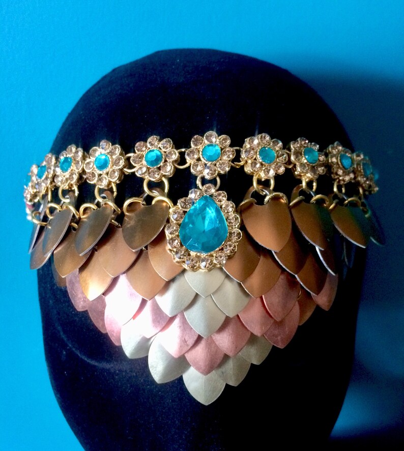 Scale Maille Dragon Armour Headpiece, Viking Warrior With Game of ...