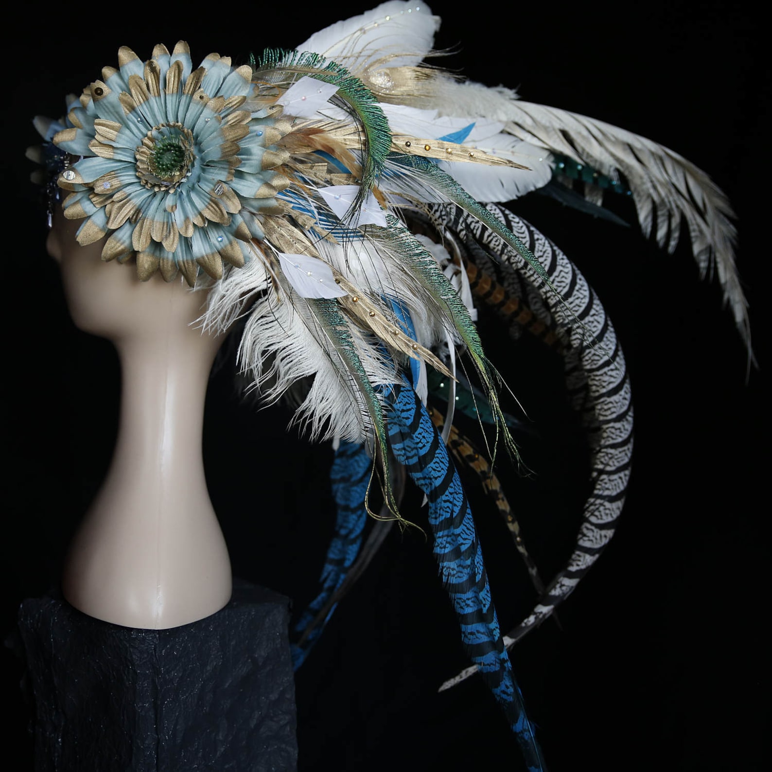 Snow Queen Headpiece, Winters War Princess Headdress, Tribal Warrior ...