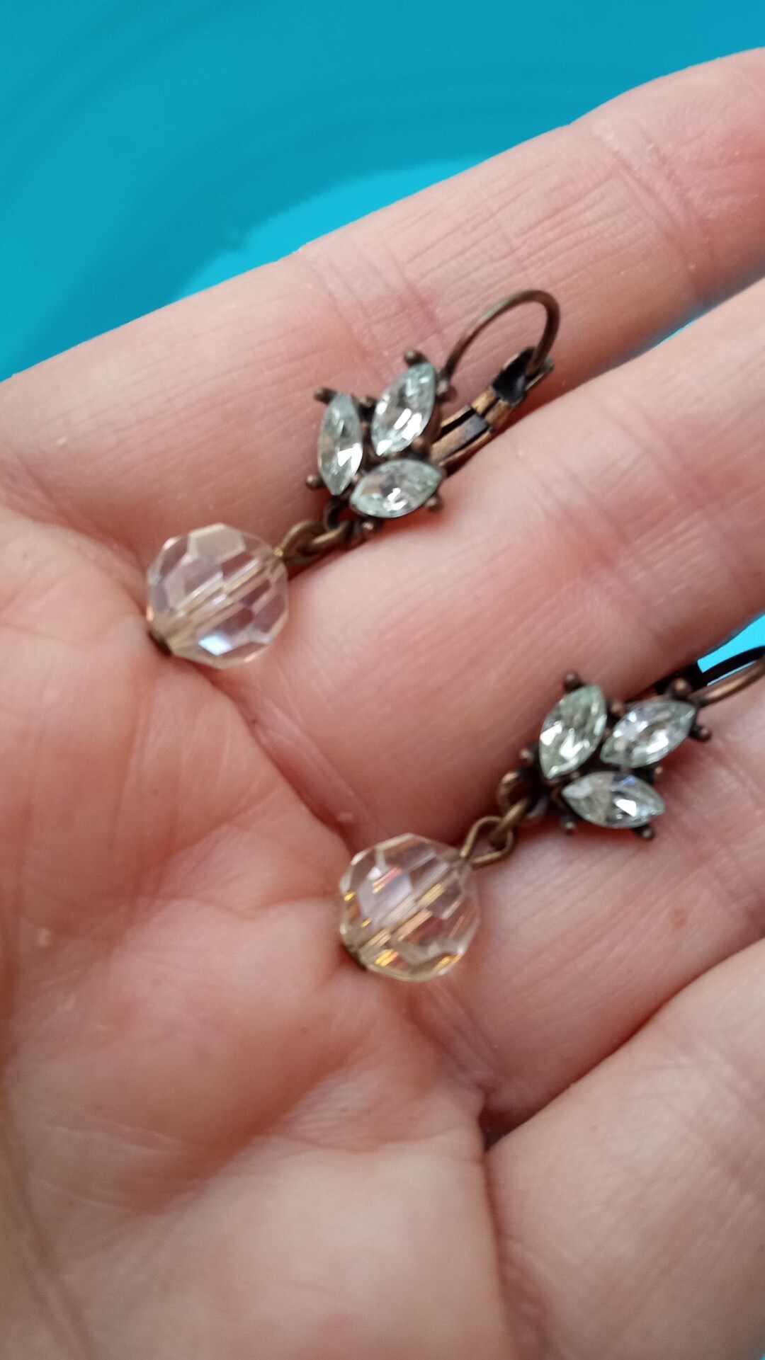 MORE LISTED Vintage Kirk's Folly Earrings Victorian Style Clear ...