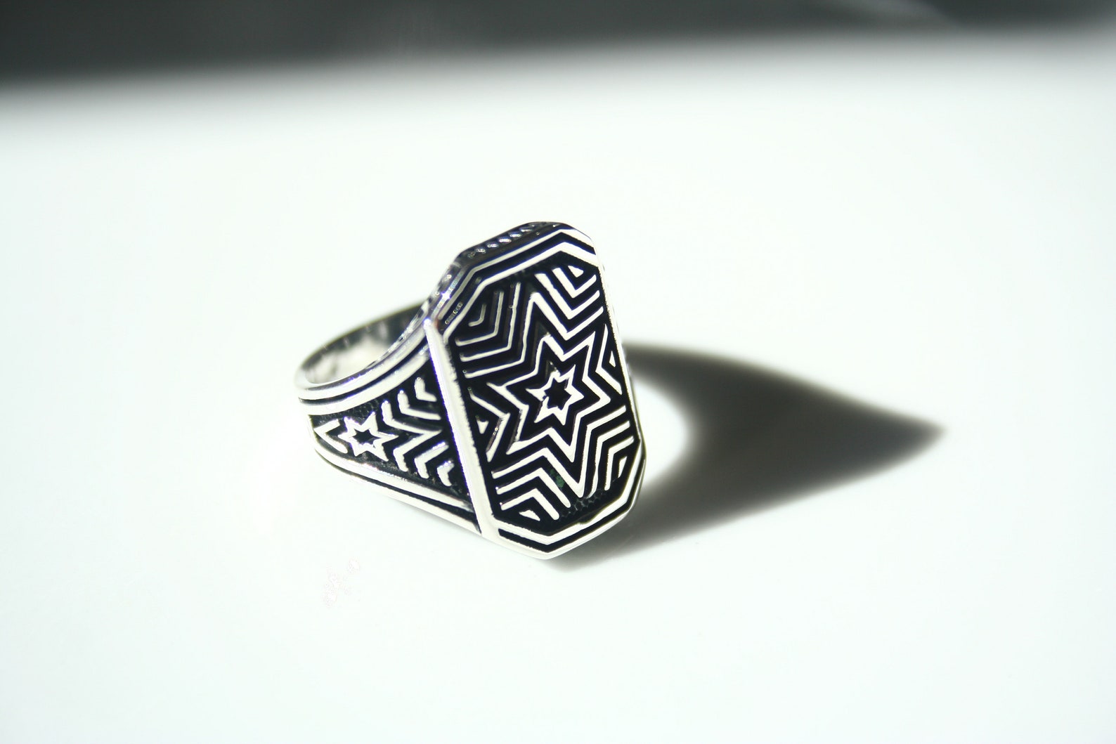 925 Sterling Silver Ring for Men | Mens Rings | Star Rings | Mens Gifts ...