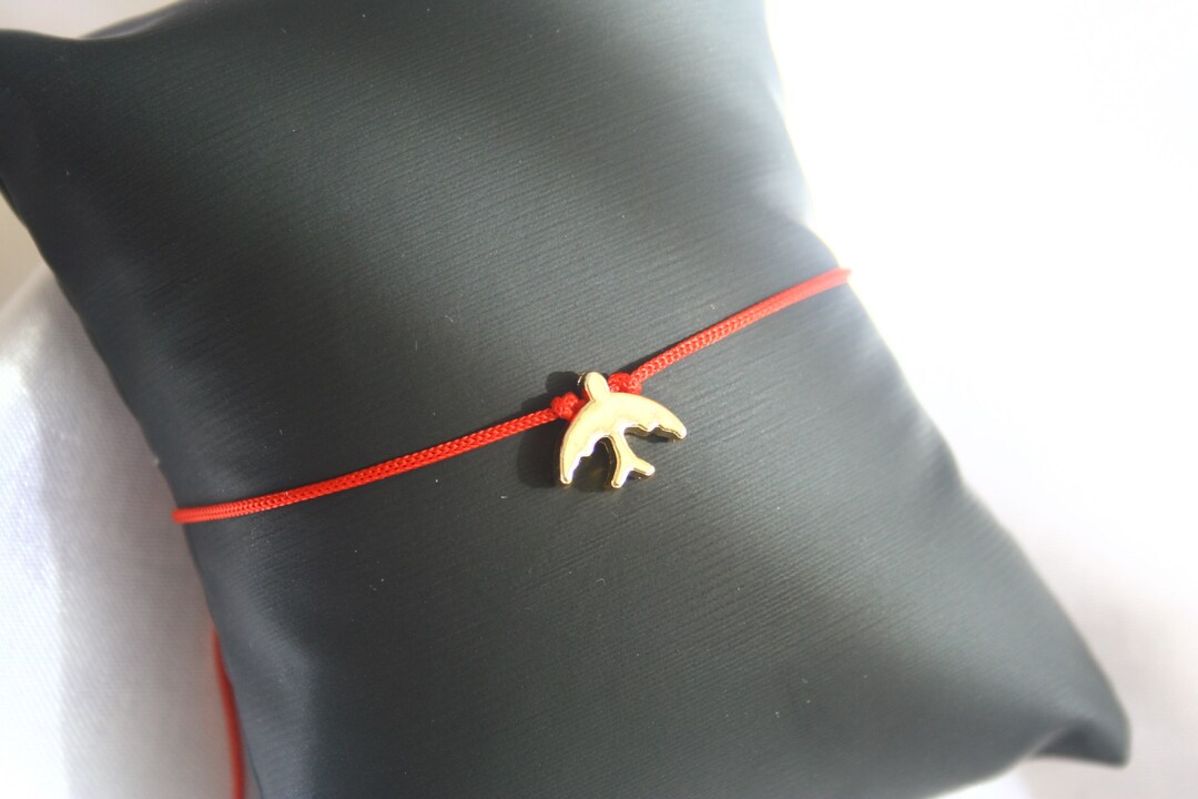 Red String Bracelet, Couples Protection Bracelet, Bird Bracelet ...