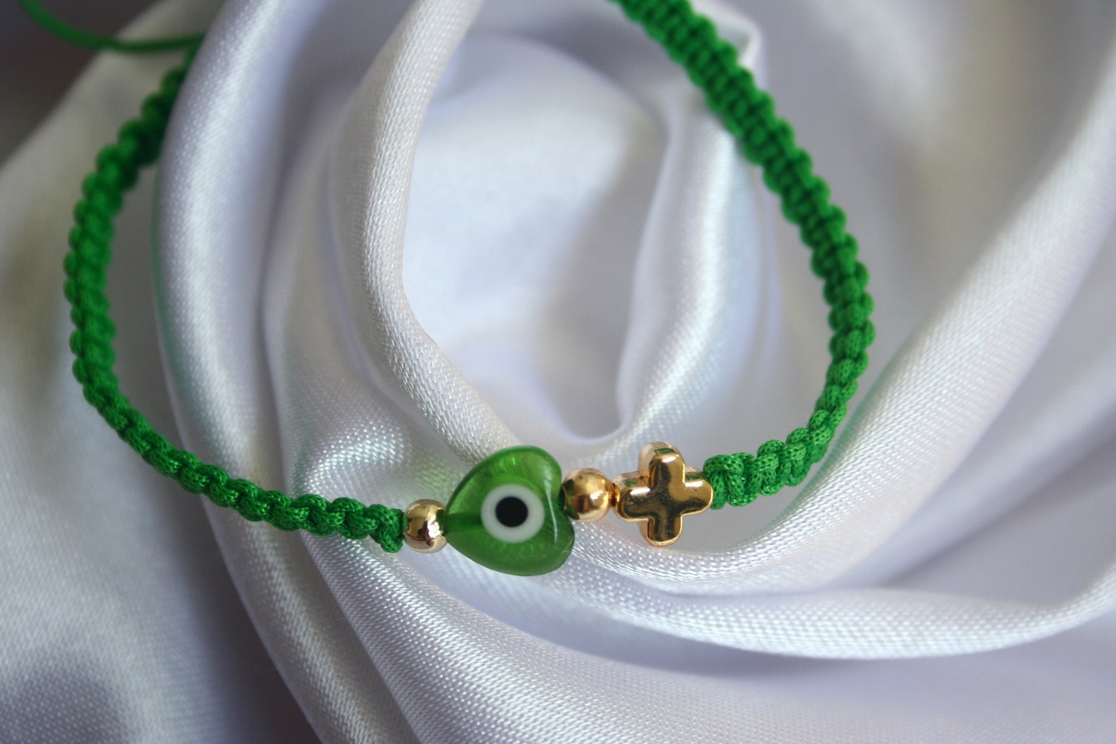 String Bracelet, Evil Eye Protection Bracelet Christian Prayer Bracelet ...
