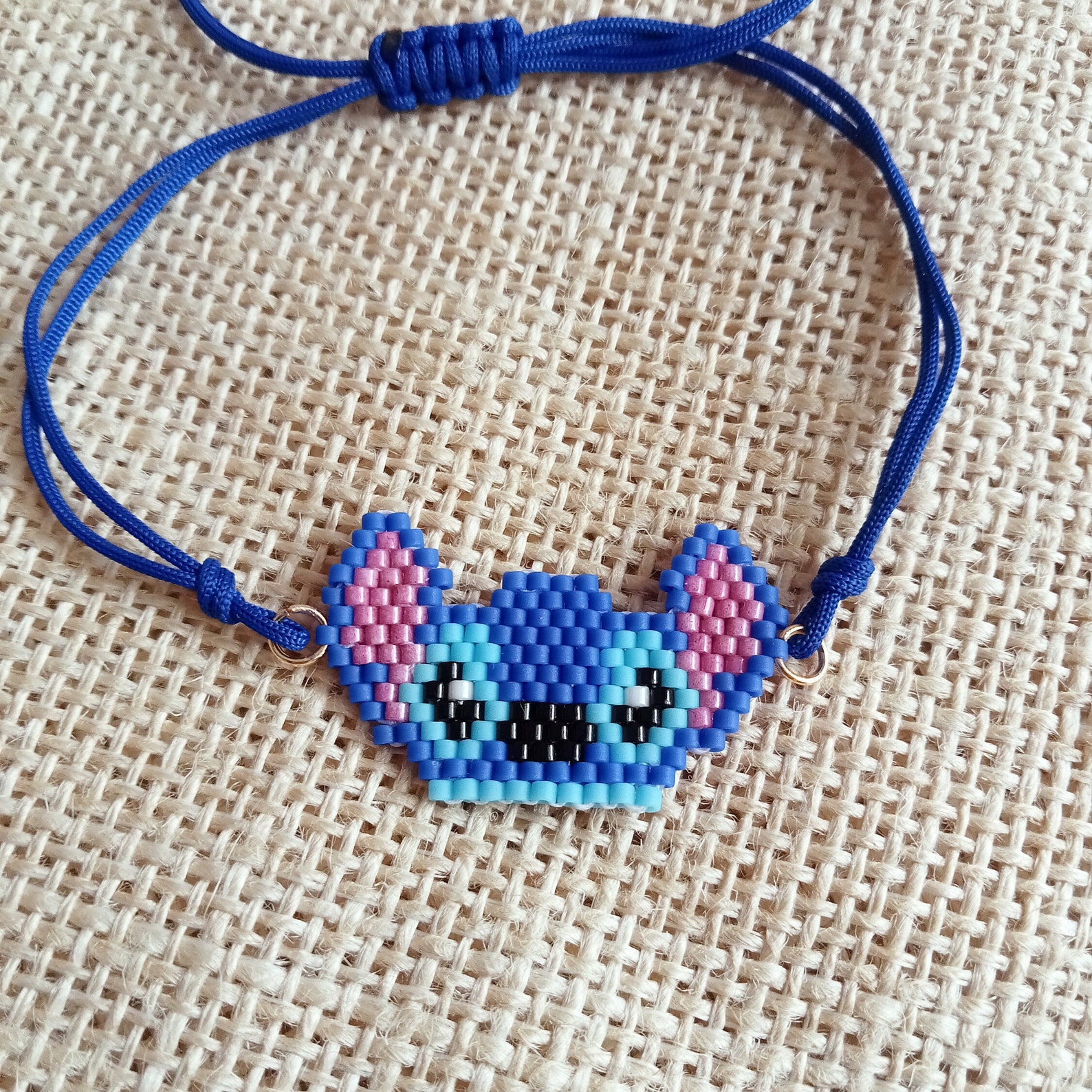 Stitch Bracelet, Stitch Miyuki Bracelet,l, Cartoon Character Jewelry ...