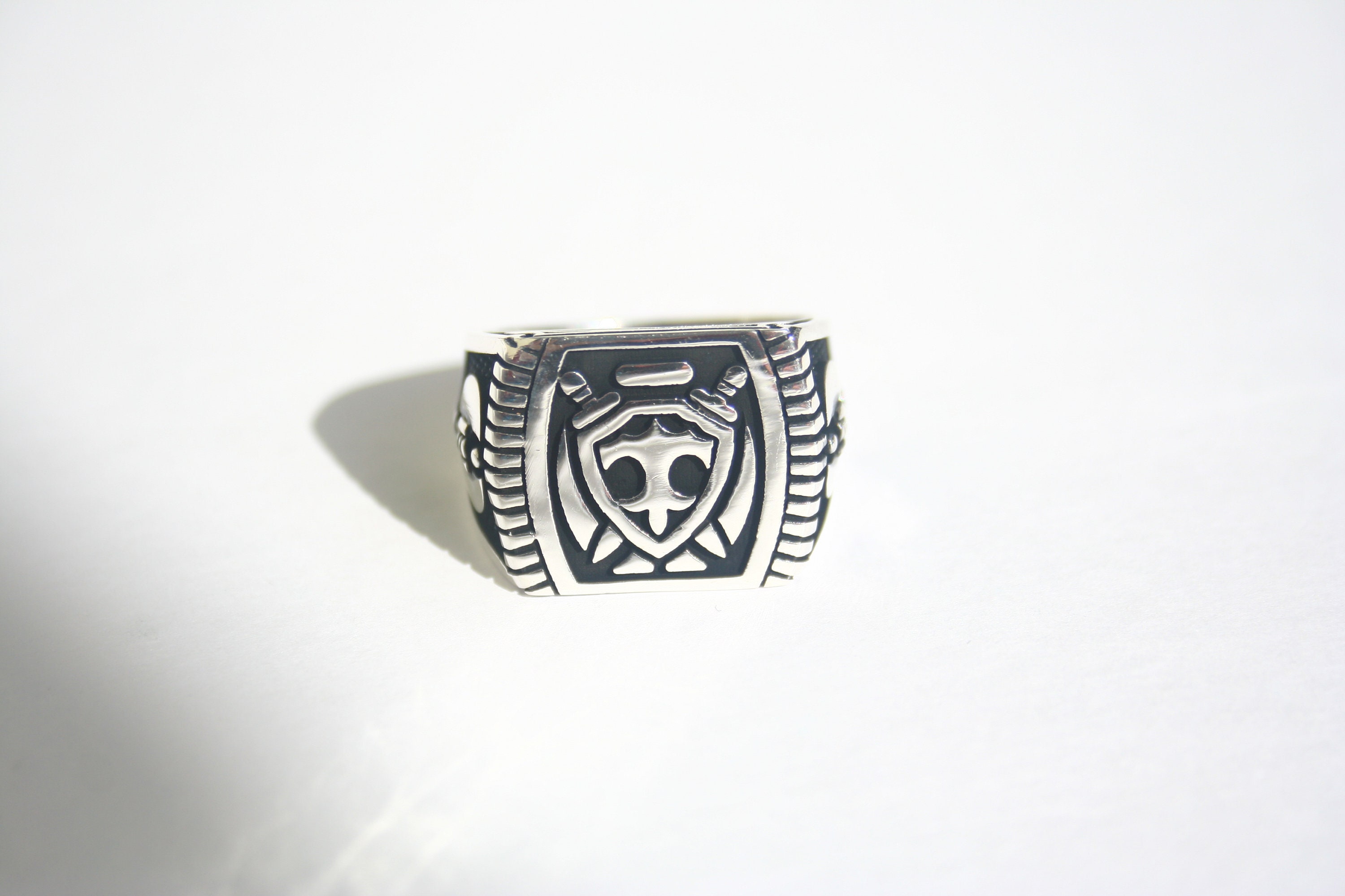 Ax Men Rings, Signet Rings for Men 925 Sterling Silver AX Sword Ring ...