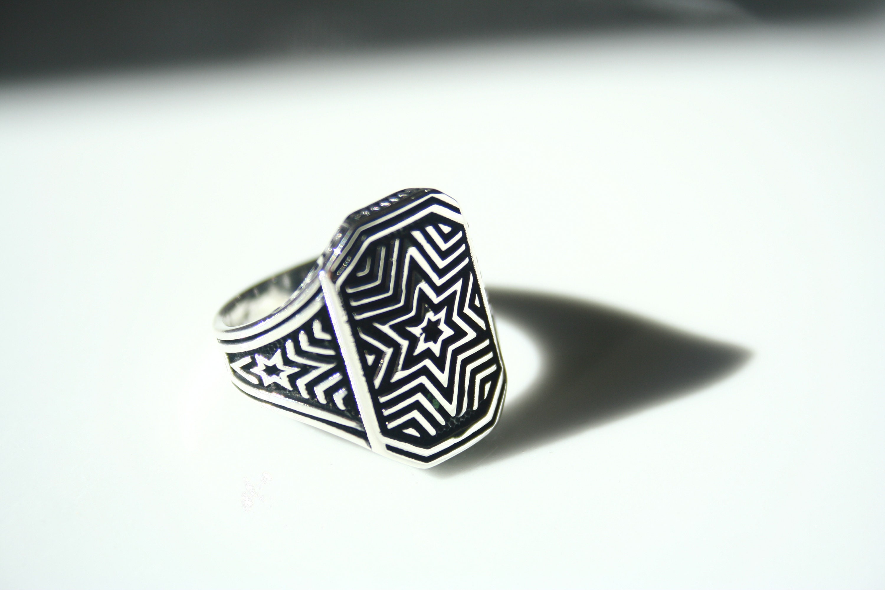 925 Sterling Silver Ring for Men | Mens Rings | Star Rings | Mens Gifts ...