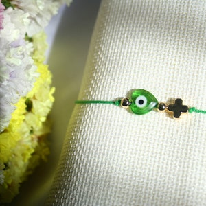 String Evil Eye Bracelet, Red String Bracelet for Protection Womens ...