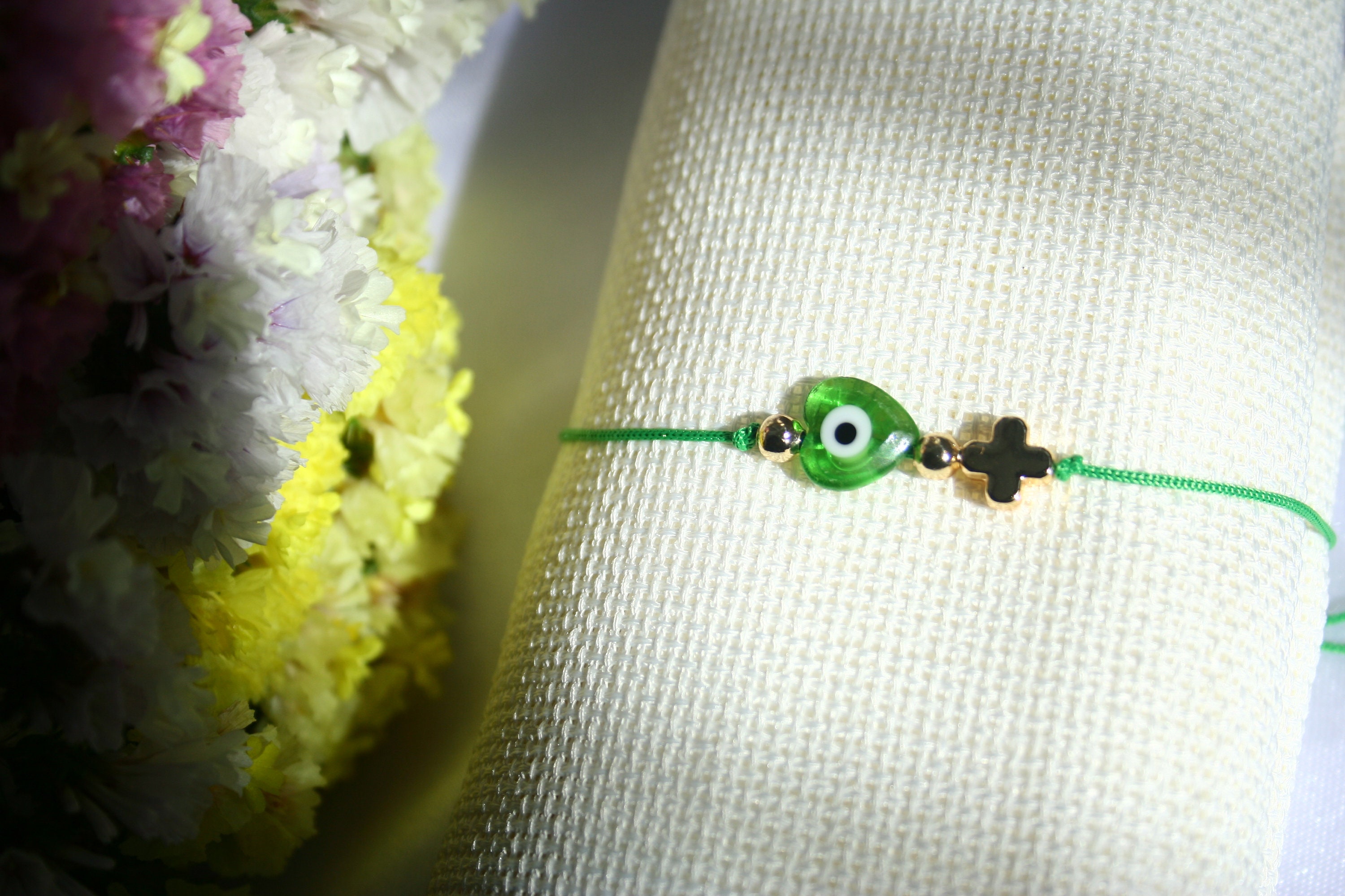 String Evil Eye Bracelet, Red String Bracelet for Protection Womens ...