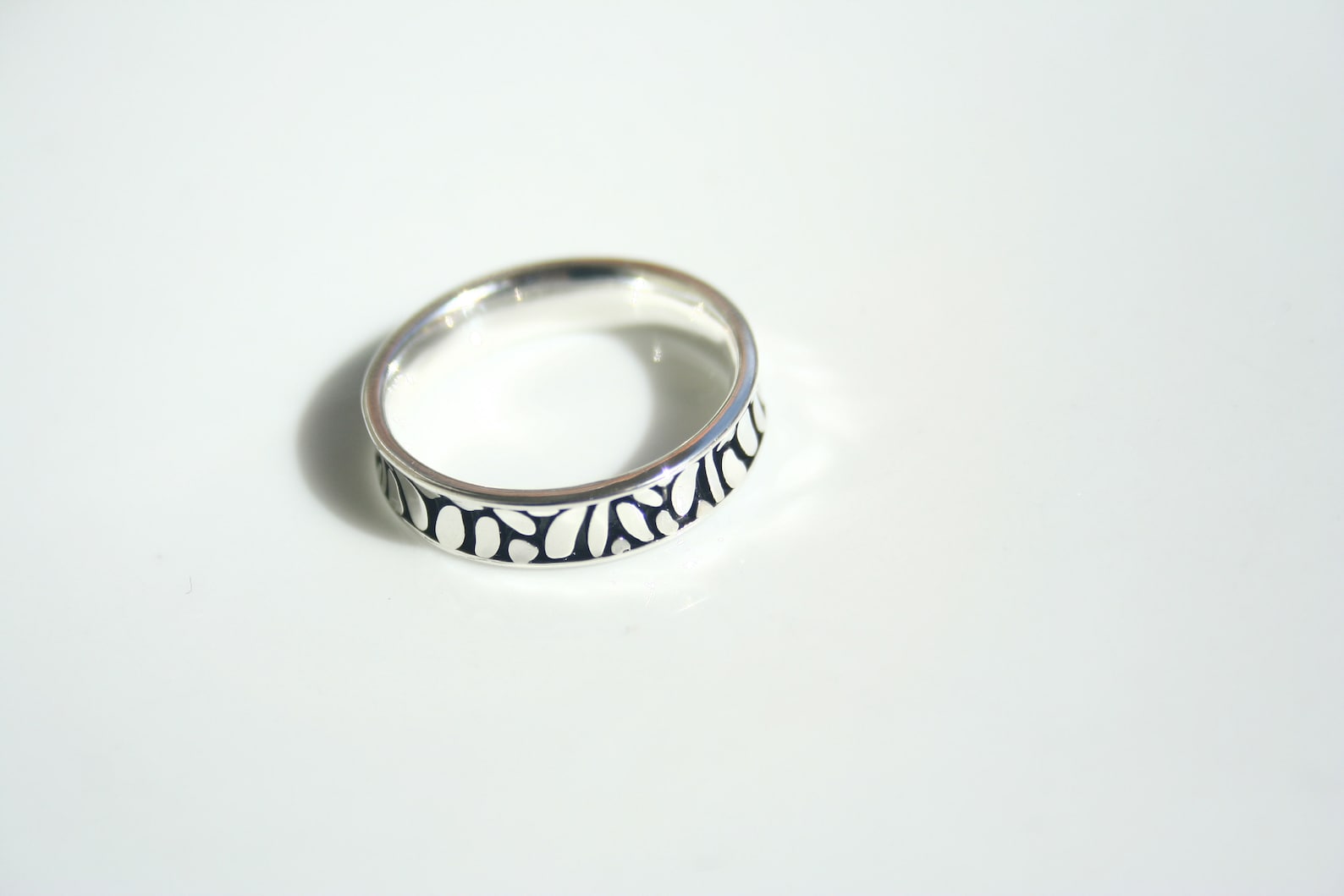 Wedding Band Ring Promise Ring Engagement Stacking Ring Layer Ring 925 ...