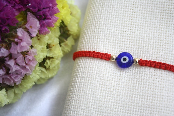 Evil Eye Red String Bracelet Mal De Ojo for Protection Womens - Etsy