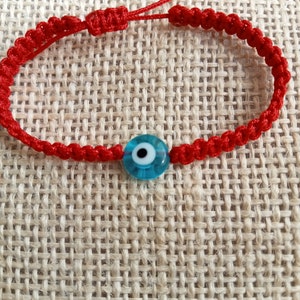Evil Eye Red String Anklet for Babies, Baby Red Thread Anklet, Evil Eye ...