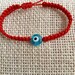 Evil Eye Red String Anklet for Babies, Baby Red Thread Anklet, Evil Eye ...