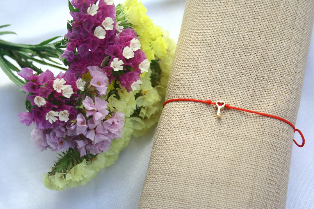 Red String Bracelet, Wishing Key Bracelet Couples for Protection ...