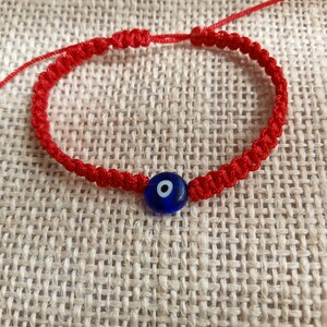 Evil Eye Red String Anklet for Babies, Baby Red Thread Anklet, Evil Eye ...