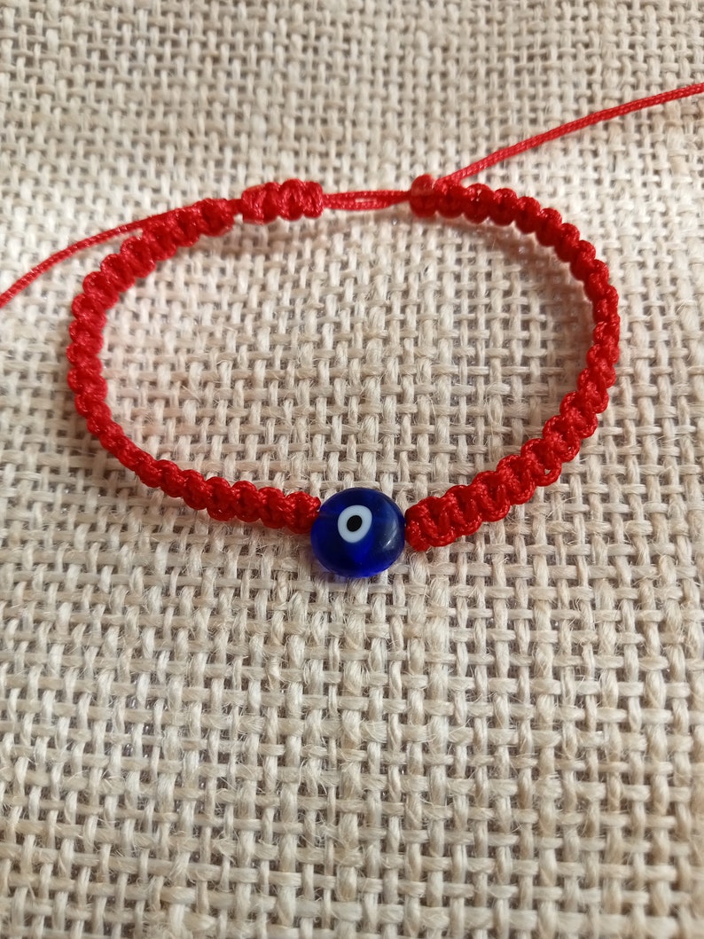 Evil Eye Red String Anklet for Babies, Baby Red Thread Anklet, Evil Eye ...