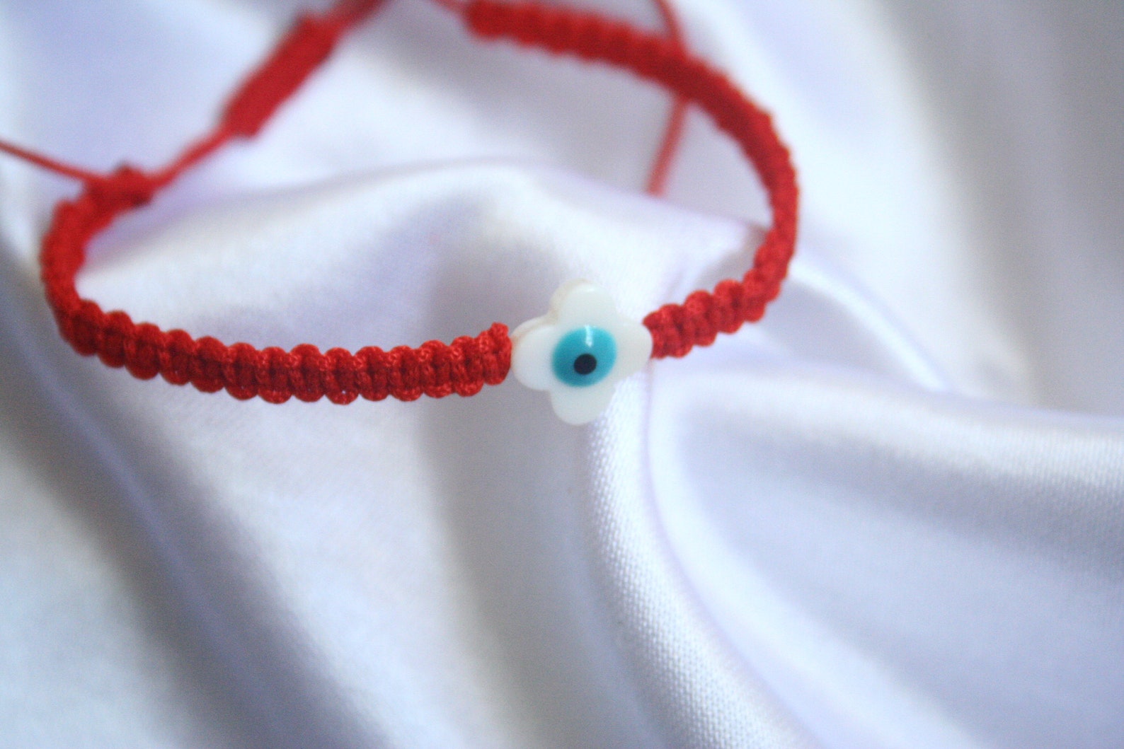 Red String Evil Eye Bracelet Christian Prayer Bracelet for - Etsy