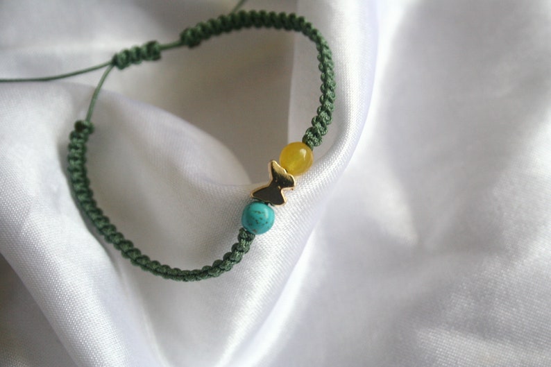 String Bracelet, for Protection Womens Jewelry, Turquoise Stone Anklet ...