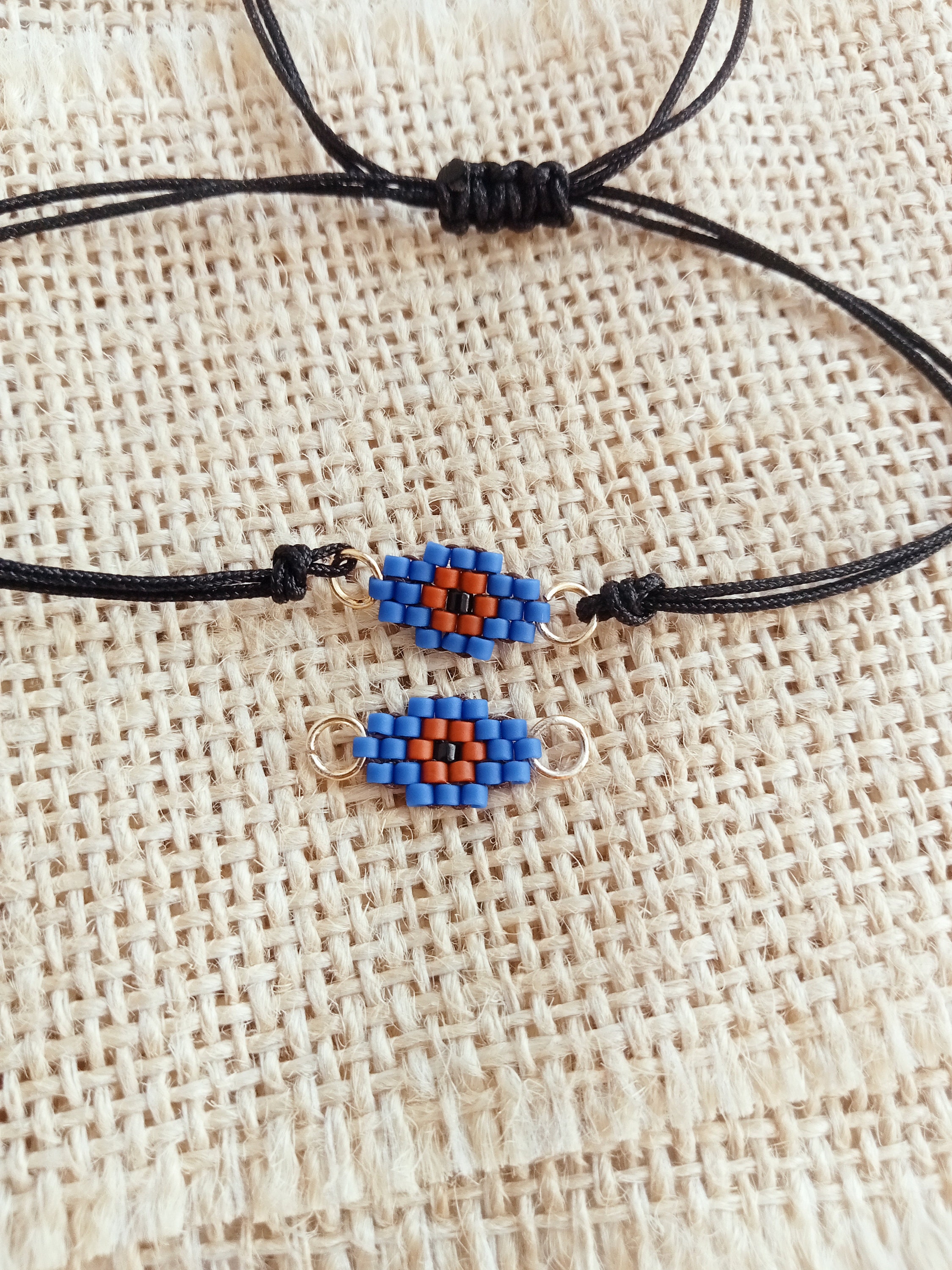Miyuki Tiny Evil Eye Bracelet, Couple Bracelet, Friendship Protection Bracelet, Tiny Bracelet ...
