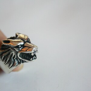 Wolf Man Ring, Men's Rings, Handmade Men's Jewelry Rings for Mens Rings ...