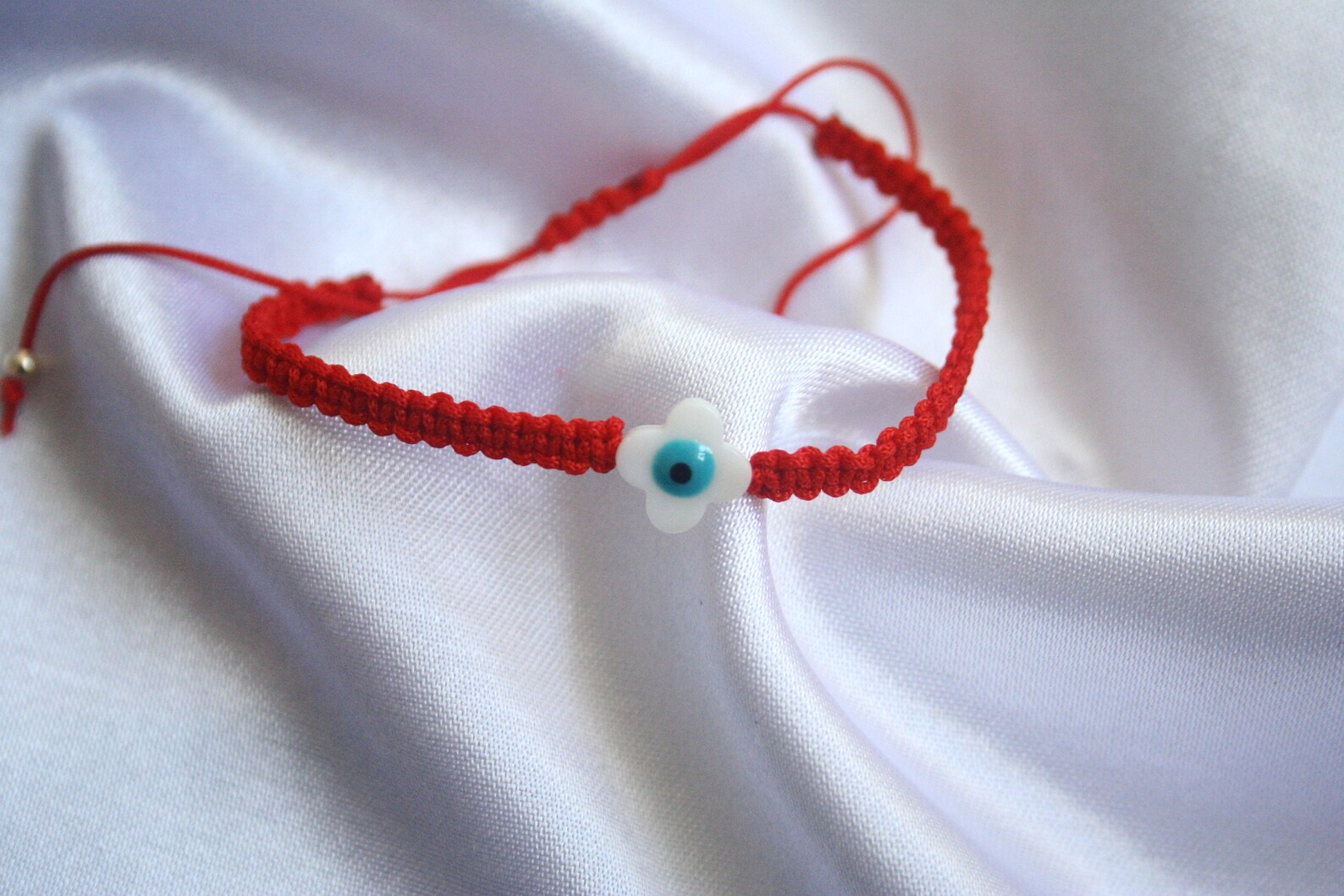 Red String Evil Eye Bracelet Christian Prayer Bracelet for - Etsy