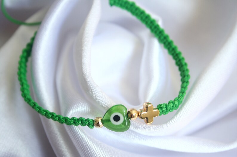 String Bracelet, Evil Eye Protection Bracelet Christian Prayer Bracelet ...