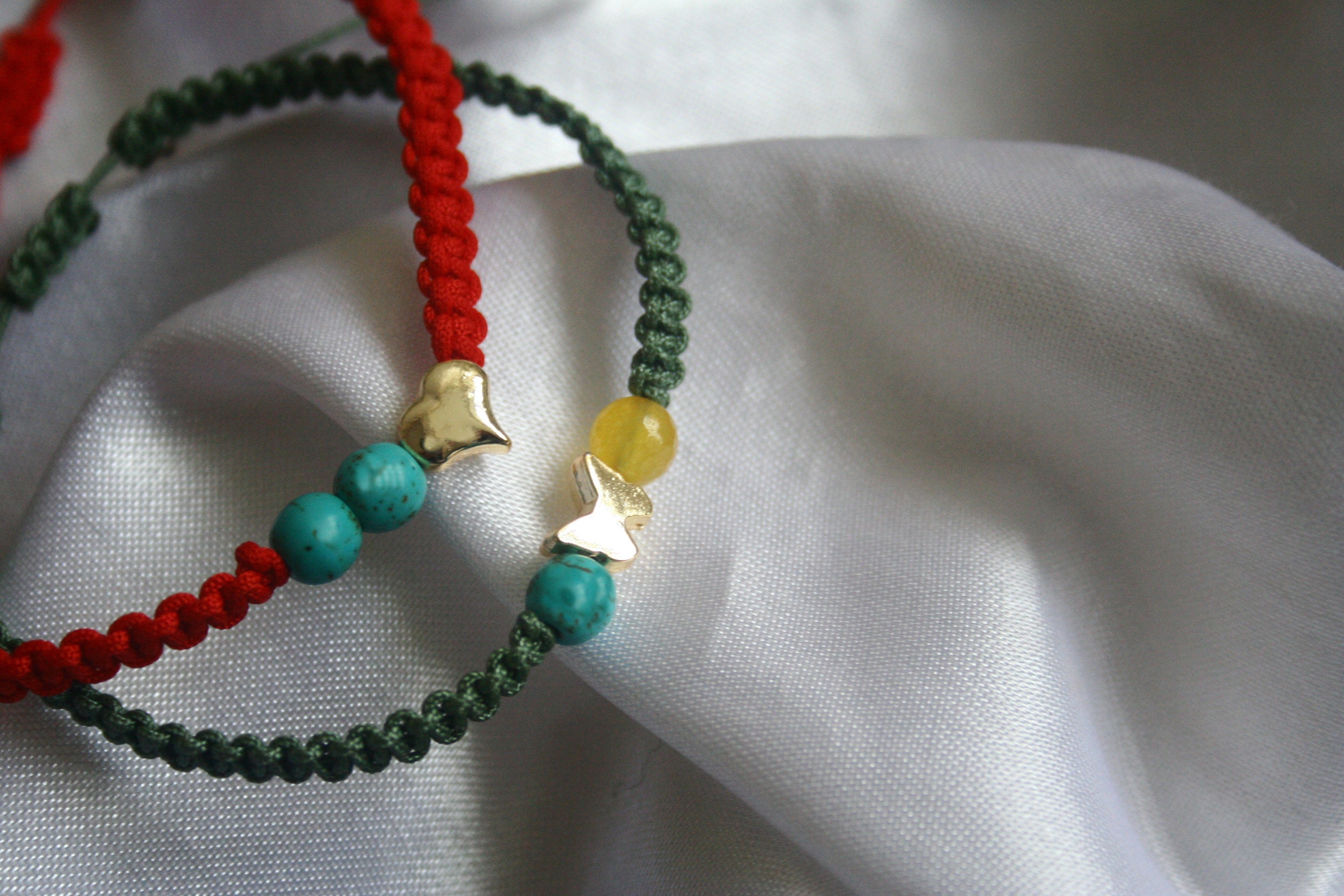 String Bracelet, for Protection Womens Jewelry, Turquoise Stone Anklet ...