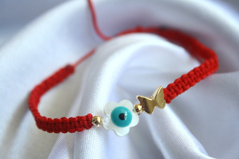 Red String Evil Eye Bracelet for Protection Womens Jewelry Red - Etsy