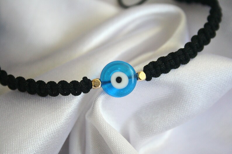 String Evil Eye Bracelet 11 Mm Evil Eye String Bracelet Mens - Womens ...