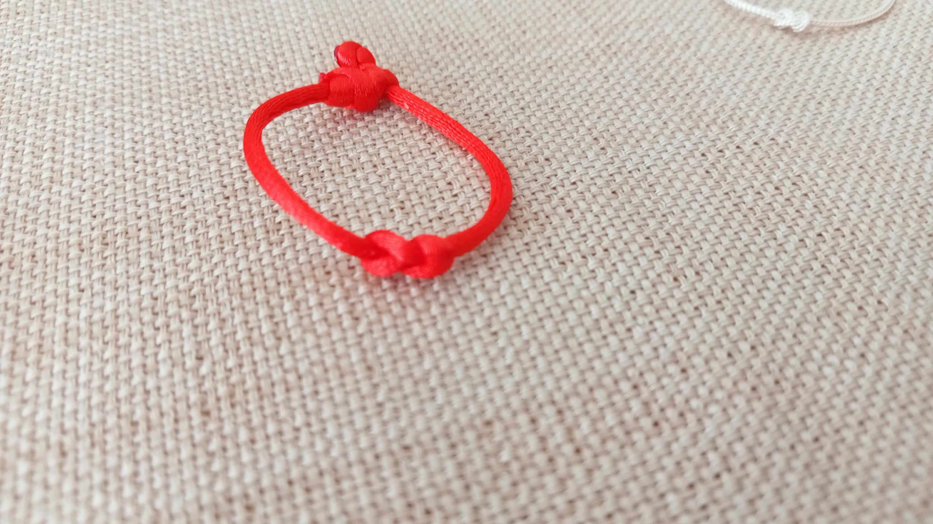 Red String Infinity Ring - Adjustable Ring, Handmade Jewelry, Couple ...