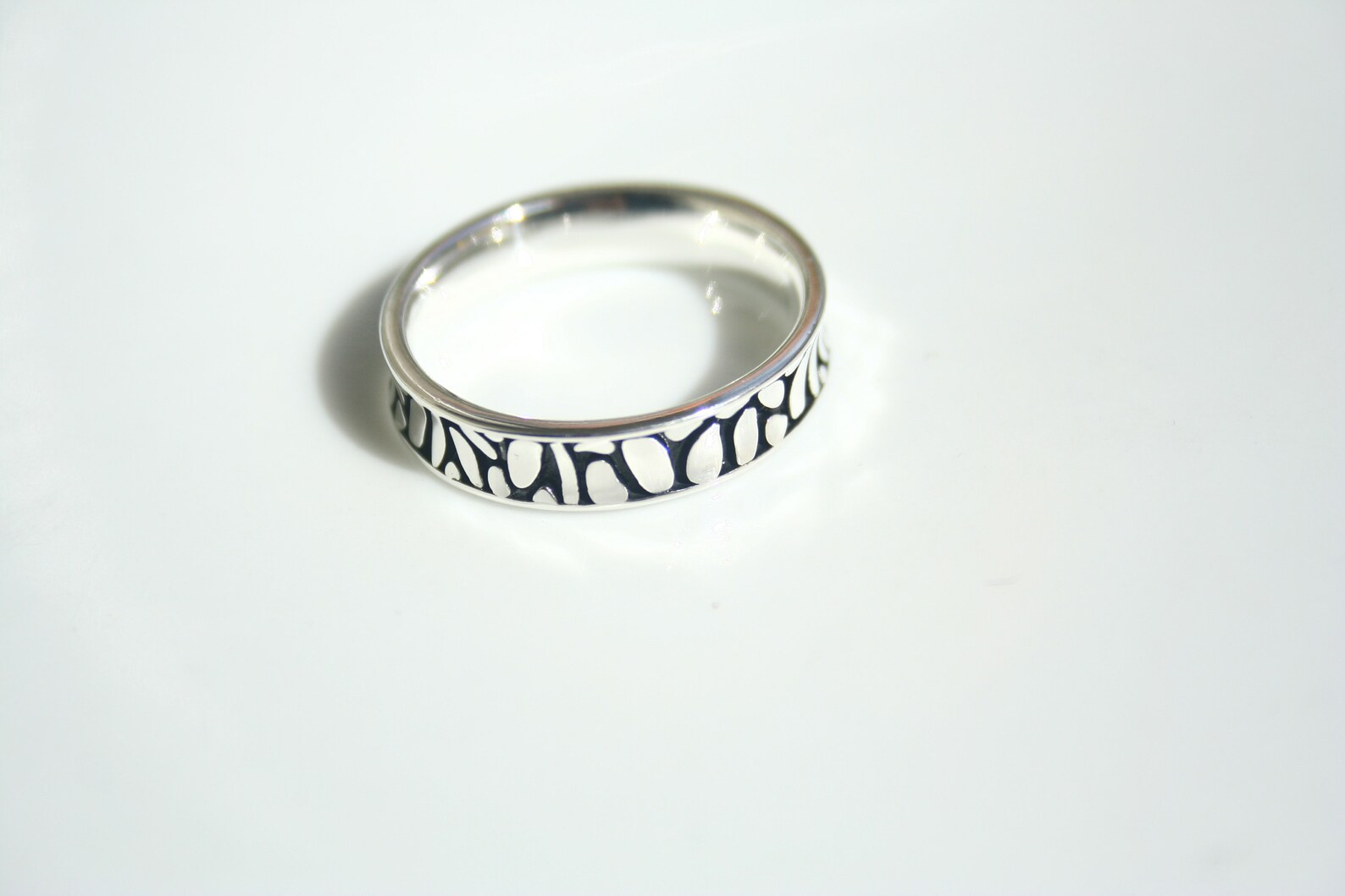 Wedding Band Ring Promise Ring Engagement Stacking Ring Layer Ring 925 ...