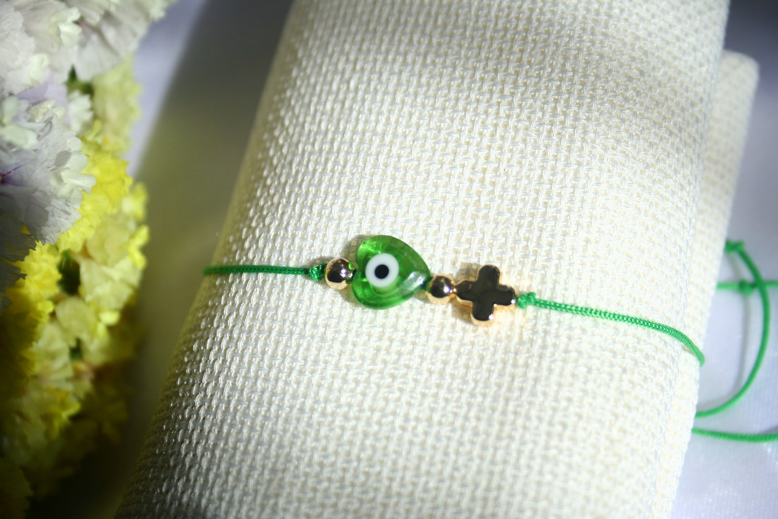 String Evil Eye Bracelet, Red String Bracelet for Protection Womens ...