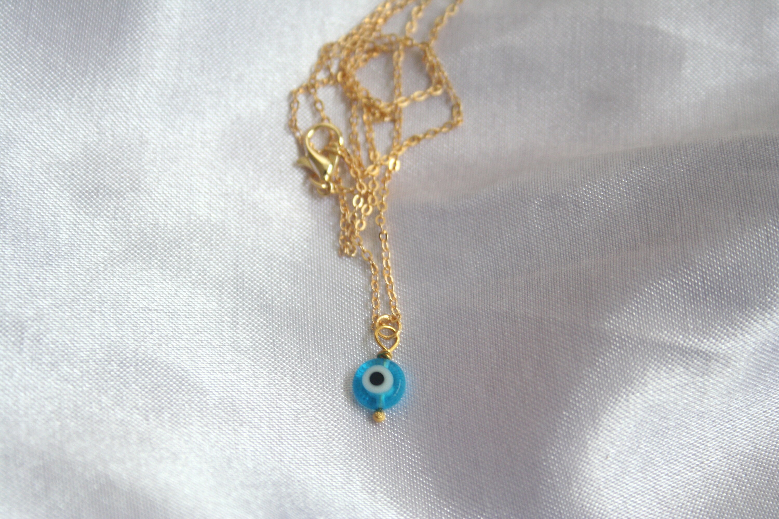 Evil Eye Necklace Evil Eye Handmade Beaded Necklace Evil Eye - Etsy