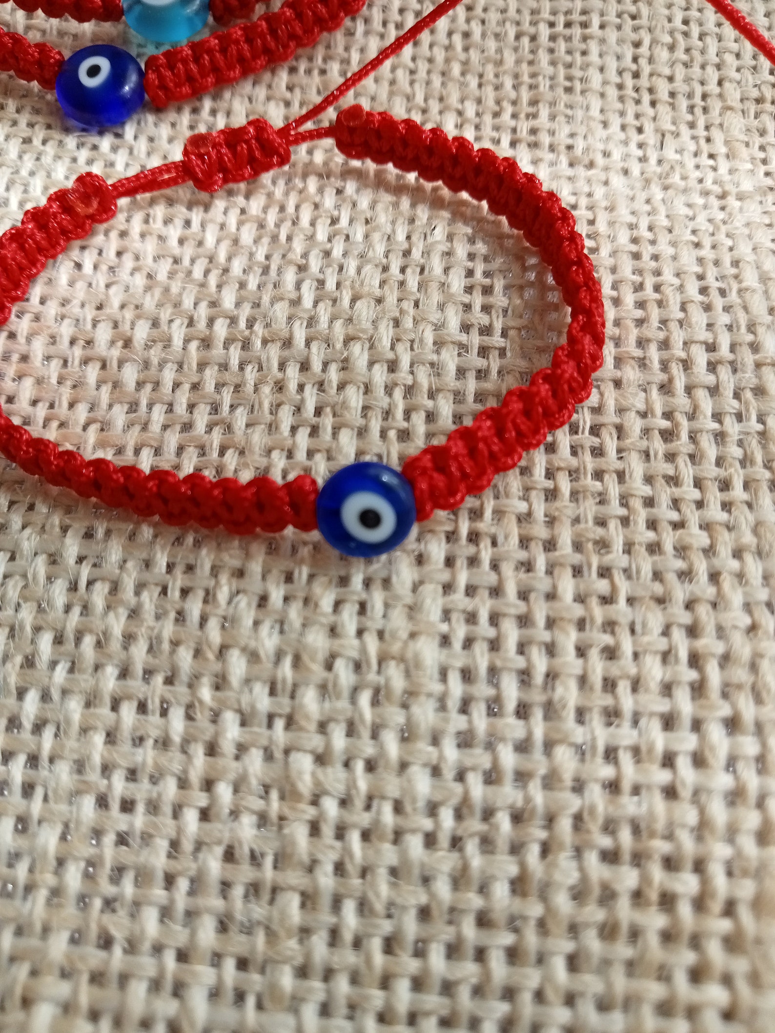 Evil Eye Red String Anklet for Babies, Baby Red Thread Anklet, Evil Eye ...