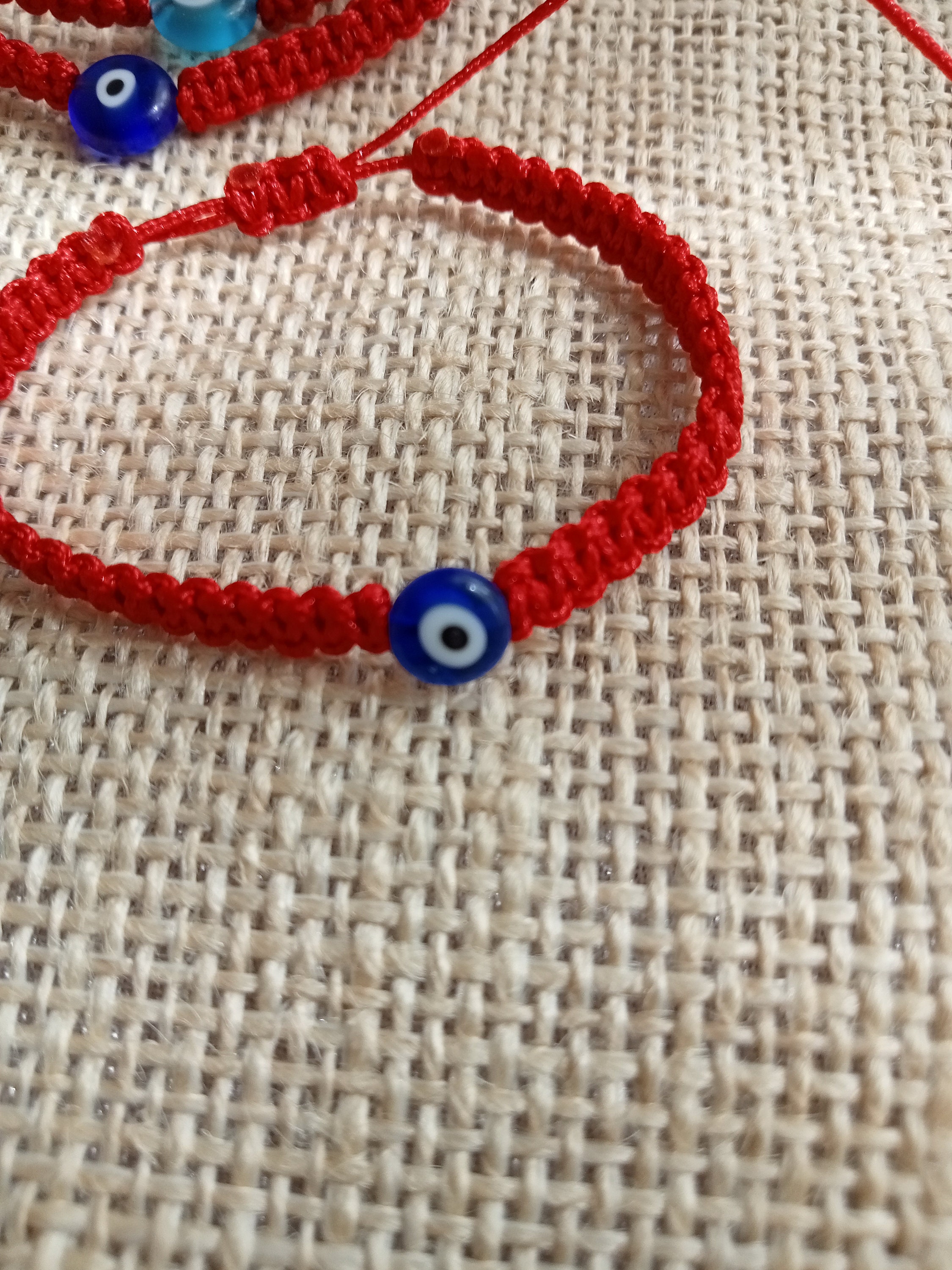 Evil Eye Red String Anklet for Babies, Baby Red Thread Anklet, Evil Eye ...