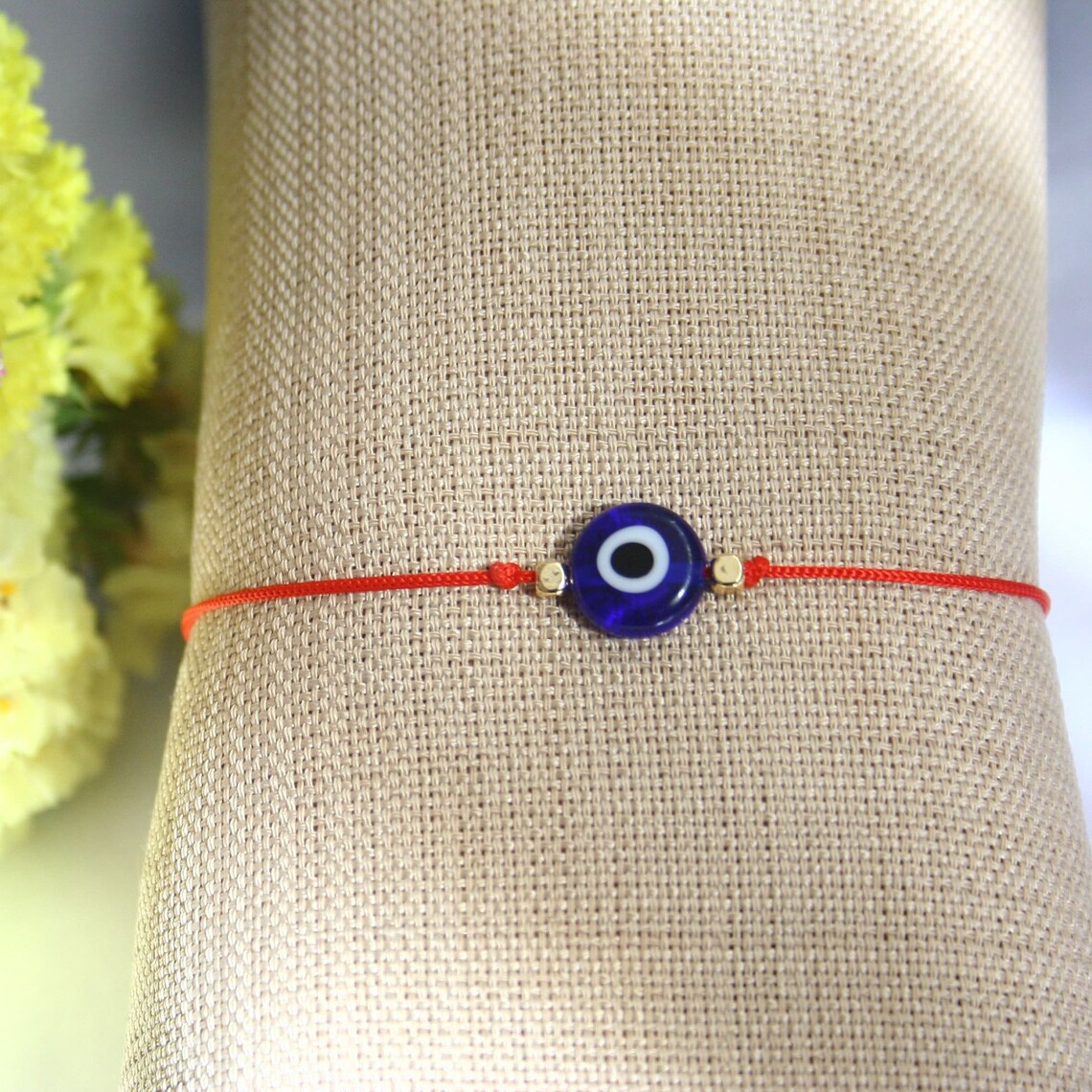 Evil Eye Red String Bracelet, Red Thread Bracelet, Evil Eye Jewelry ...