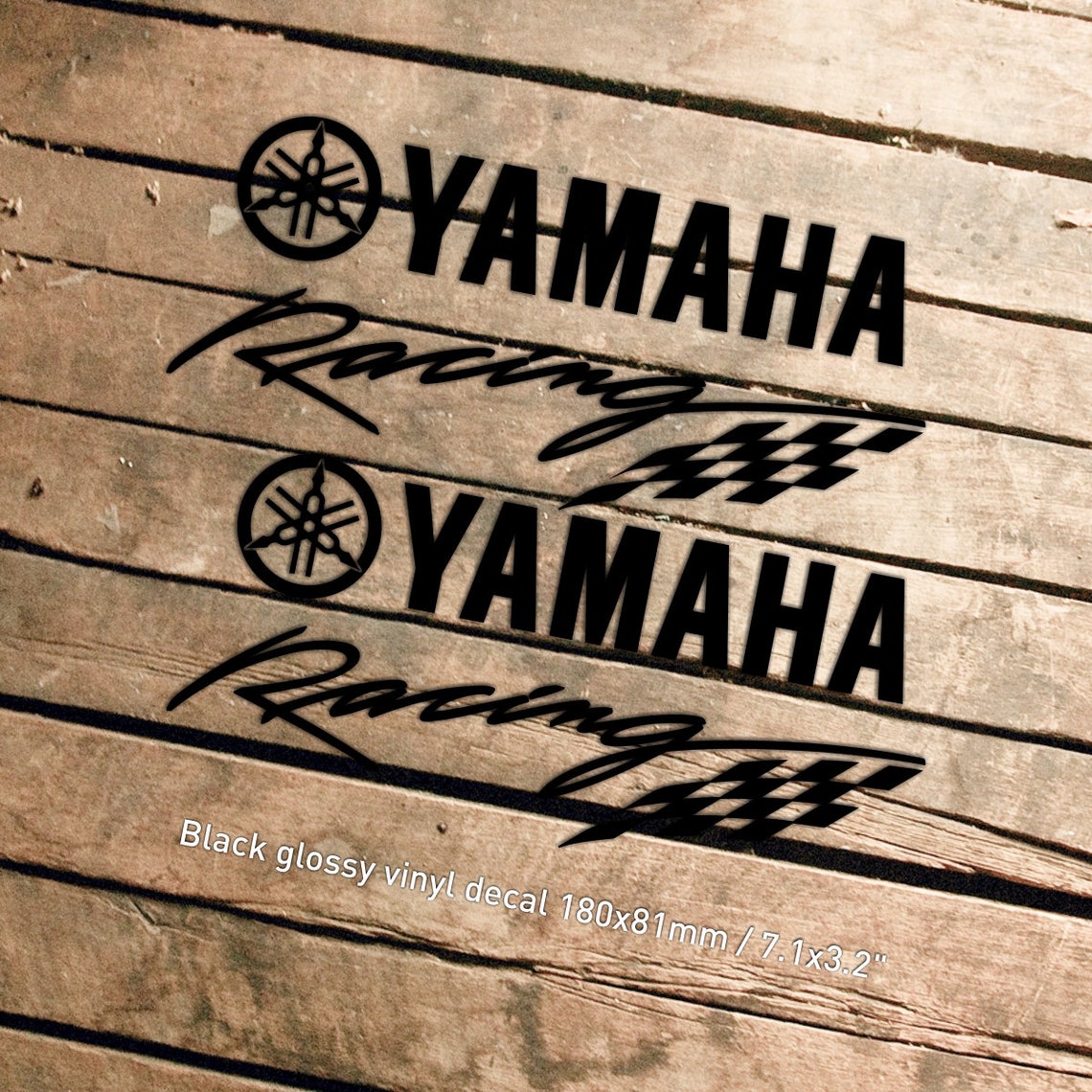 Yamaha Racing Flag Stickers Decal for Motor Car Window | Etsy