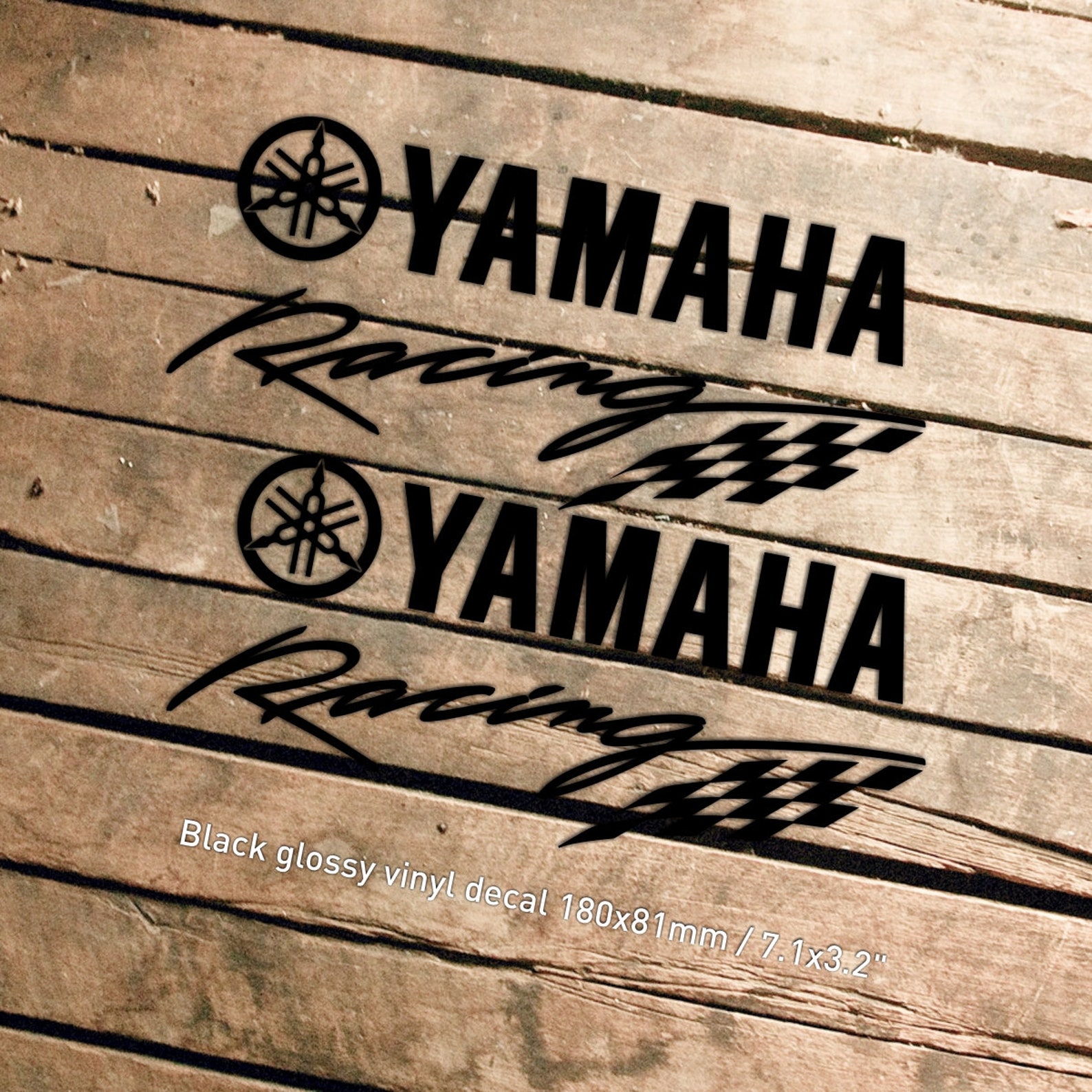 Yamaha Racing Flag Stickers Decal for Motor Car Window | Etsy