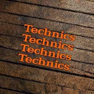 Technics Stickers Die Cut Vinyl Aufkleber Pegatinas Autocollants ...